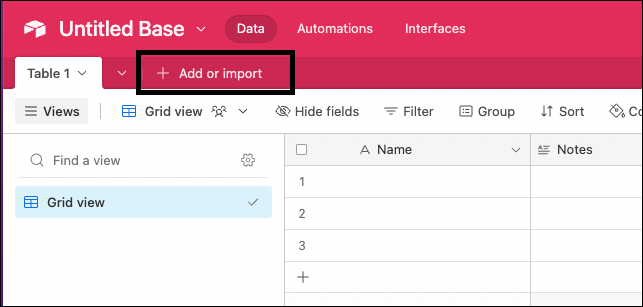 Combining exported data in Airtable – Knowledgebase